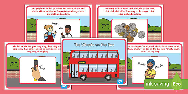 The Wheels on the Bus Sequencing Posters (teacher made)