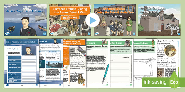 Northern Ireland During the Second World War Pack - Twinkl