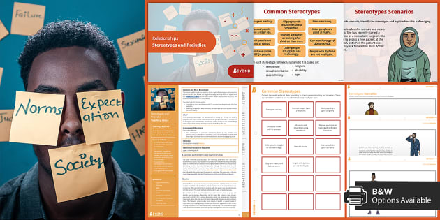 Stereotypes and Prejudice Lesson Pack (Teacher-Made)
