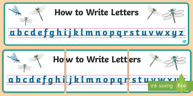 Dragonfly-Themed Alphabet Display Banner (teacher made)