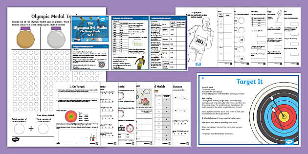 Olympics Maths Activity Pack (teacher made) - Twinkl