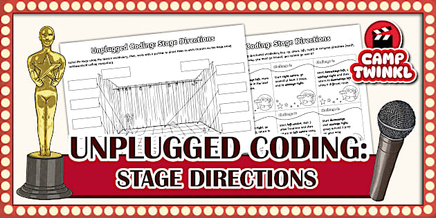 Unplugged Coding: Stage Directions Activity