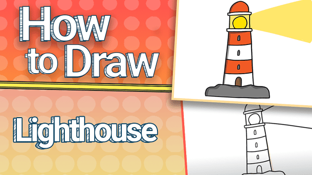 How to Draw a Lighthouse | Twinkl Kid's TV (teacher made)