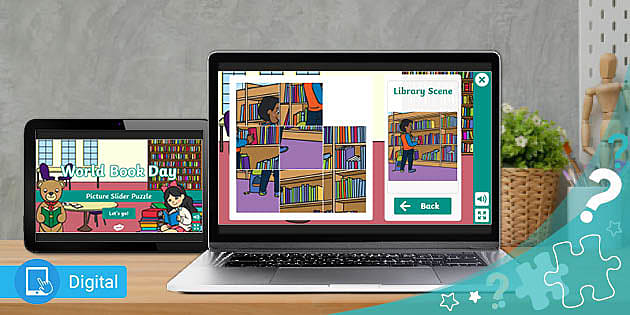 FREE! - Interactive World Book Day Picture Slider Game | Twinkl Go!