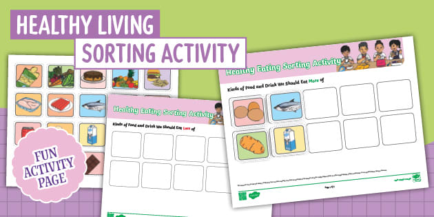Healthy Eating Sorting Activity | Kinder - Grade 1 | Twinkl PH