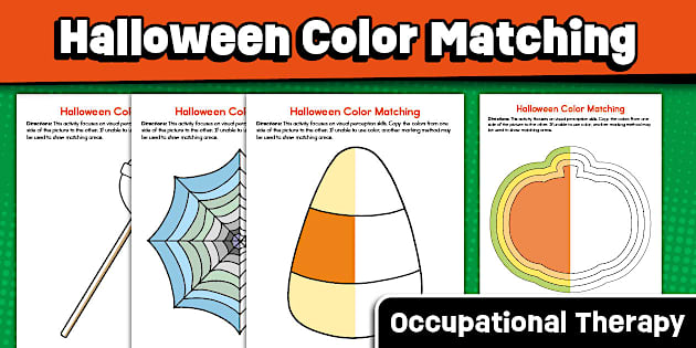 Halloween Occupational Therapy Activities: Visual-Motor and Visual ...