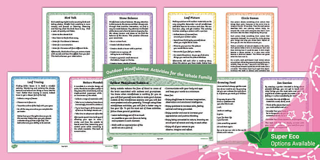 Over 20 Outdoor Mindfulness Activities for the Whole Family