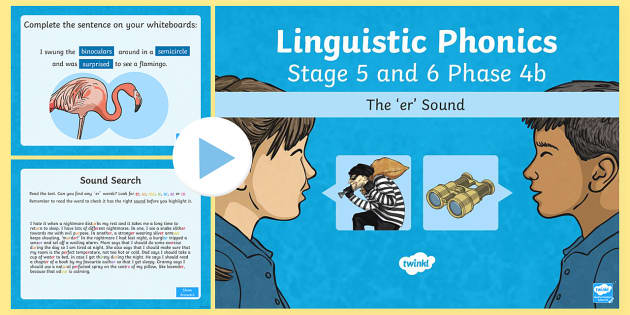 er Sound PowerPoint - NI Phase 4b Phonics