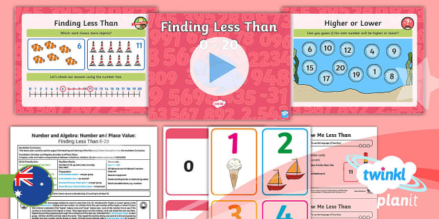 Foundation More, Less and Equal to 20 Lesson 2