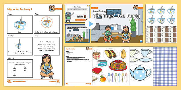 Twinkl Phonics Level 2: Week 1: Lesson Pack 't' - Twinkl