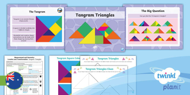 Year 2 Location Transformation: SolveIt Tangram Triangles
