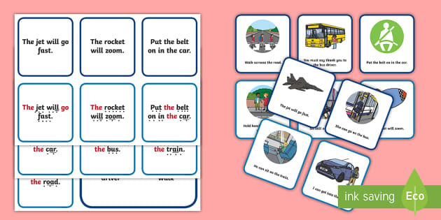 Travel And Transport Simple Sentence Flashcards
