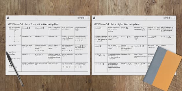 👉 GCSE Maths Breakfast Warm Up - Foundation and Higher