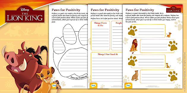 The Lion King Worksheets The Lion King Printables And Activities