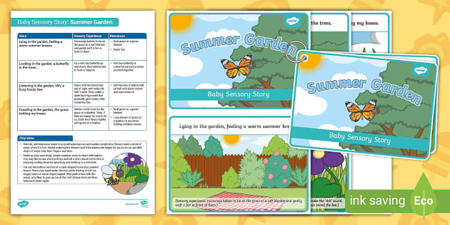 Baby Sensory Story: Summer Garden (teacher made) - Twinkl