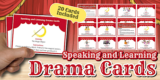 Speaking and Listening Drama Cards