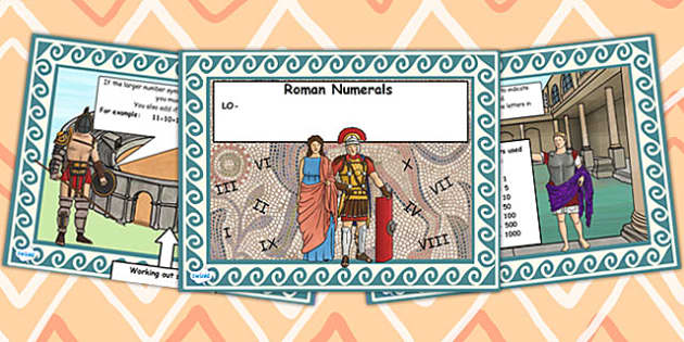 Roman Numerals Introduction for IWB (teacher made) - Twinkl