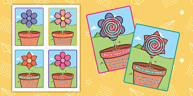 Ghiveciul cu acadele – Cadou pentru prima zi de școală