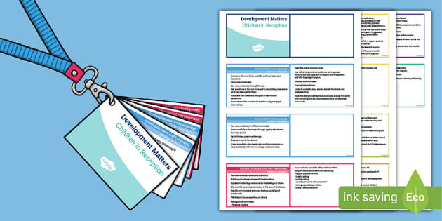 EYFS Lanyard-Sized Development Matters: Reception (New EYFS 2021) EYFS Lanyard-Sized Development Matters: Reception (New EYFS 2021)