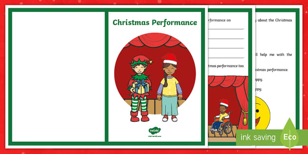 Christmas Performance Social Situation (teacher made)