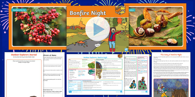 Bonfire Night Outdoor Learning Lesson Pack | Twinkl