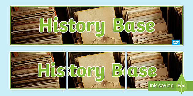 History Third Level Display Banner (teacher made)