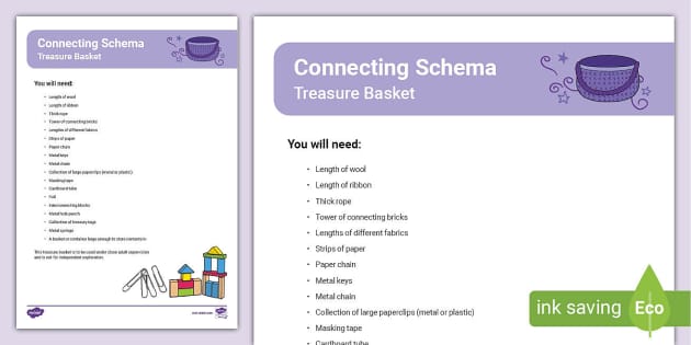 Connection Schema in Early Years - Twinkl