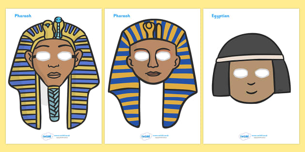Ancient Egyptian Role Play Masks (teacher made)