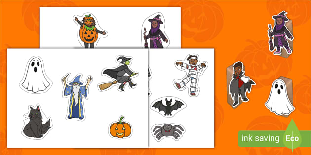 Halloween Characters EYFS - Small Word Play - Twinkl
