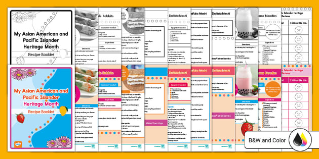Printable No-Bake AAPI Recipes for Kids | Twinkl USA