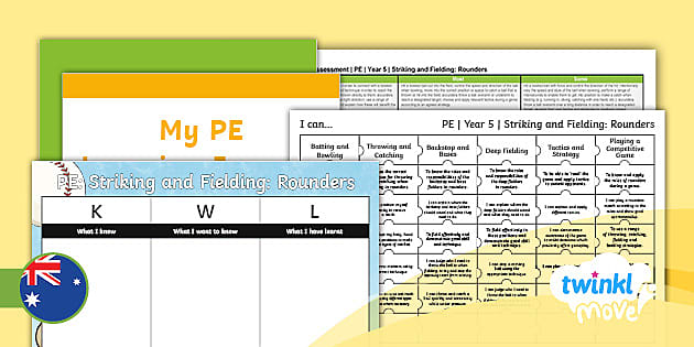 Move PE Y5 Striking and Fielding: Rounders Assessment Pack