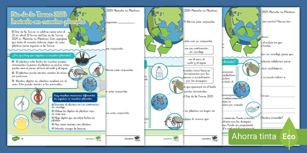 Comprensión lectora por niveles: Día de la Tierra 2024