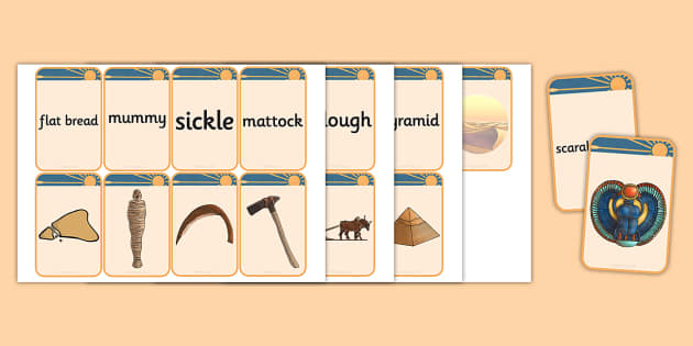Ancient Egypt Matching Flashcards