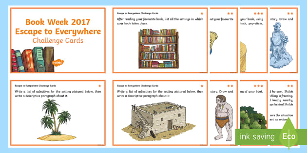 CBCA Book Week 2017 Reading Challenge Cards (teacher made)