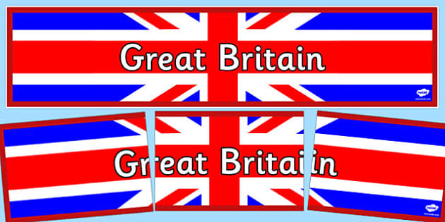 FREE! - Great Britain Display Banner (teacher made)