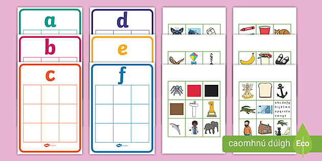 Gaeilge Phonics Sorting Cards | Twinkl