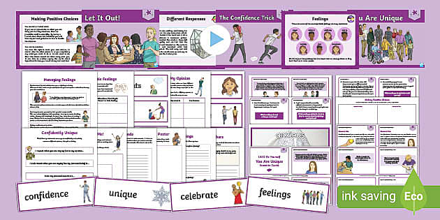 PSHE and Citizenship UKS2 Be Yourself Unit Pack