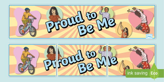 Proud to be Me Display Banner - KS2 (professor feito)