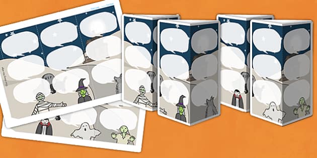 Halloween Themed Standing Tabletop Targets - Twinkl