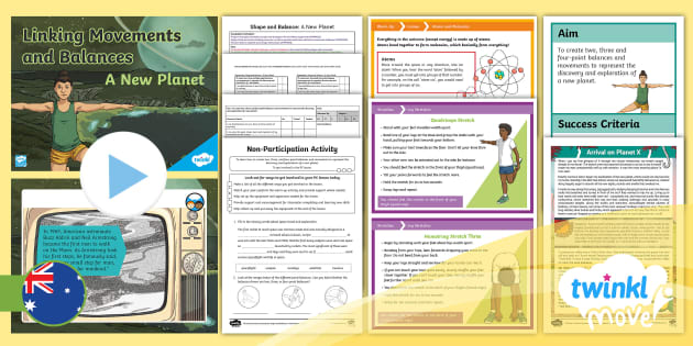 Move PE Y5 Gymnastics Gymnastics Space Lesson 2 A New Planet