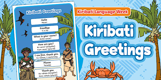Kiribati Greetings Poster