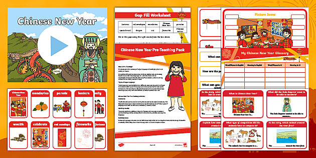 Chinese New Year Pre-Teaching Pack (teacher made) - Twinkl