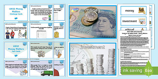 PSHE and Citizenship UKS2 Money Matters Additional Resources