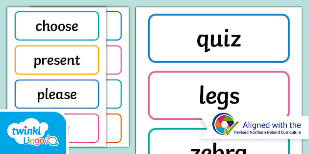 Linguistic Phonics Stage 5/6 Phase 3b 'z' Sound Word Cards