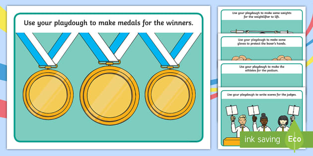 The Commonwealth Games Playdough Mats