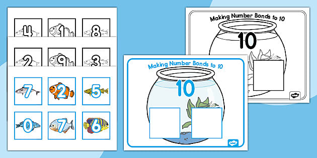 Making Number Bonds to 10 Activity (Teacher-Made)