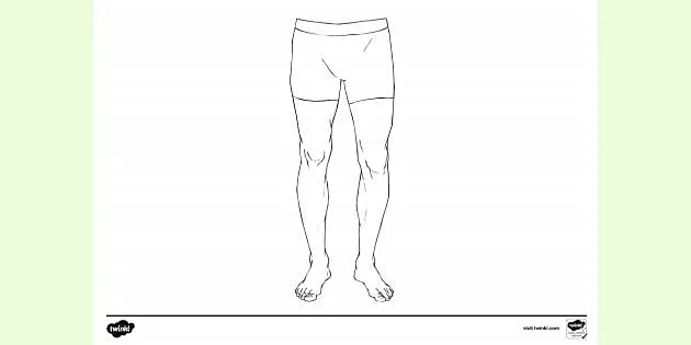 Legs Coloring Pages