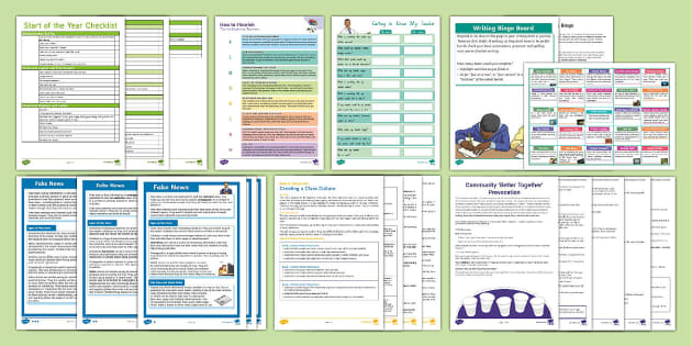 Beginning Teacher Starter Pack - Years 7-8 (teacher made)