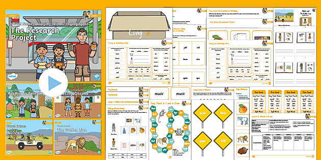 Phonics: Level 5: Week 9: Weekly Pack: Long Vowel Sounds