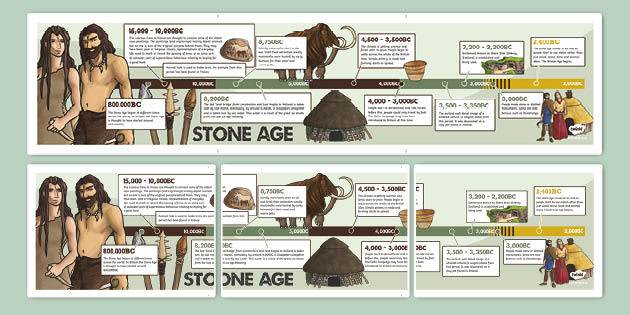 Stone Age Timeline Printable Learning Resources KS2 Stone Age Timeline Printable Learning Resources KS2